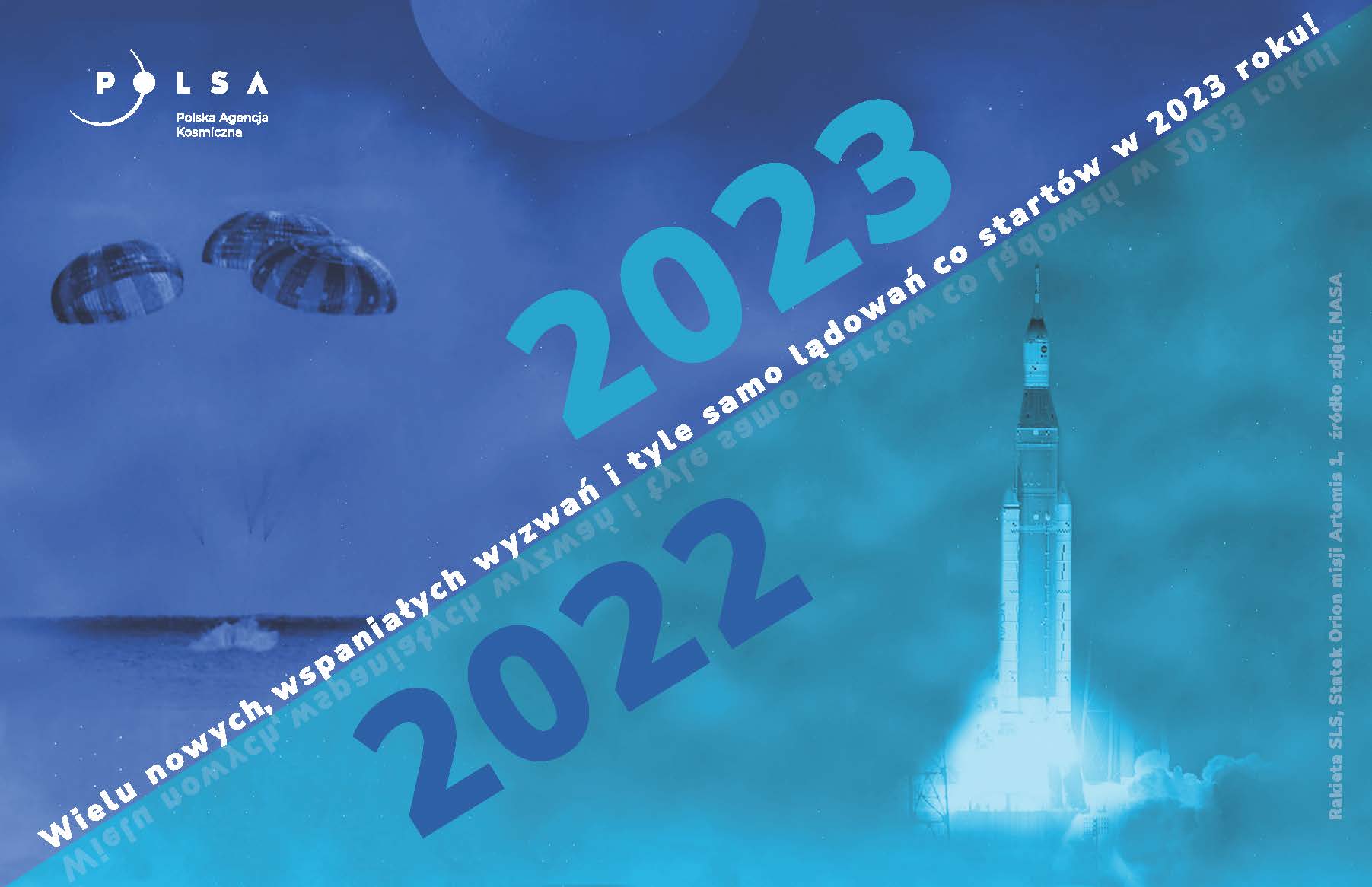 Pomyślnego 2023 roku! - POLSA - Polska Agencja Kosmiczna